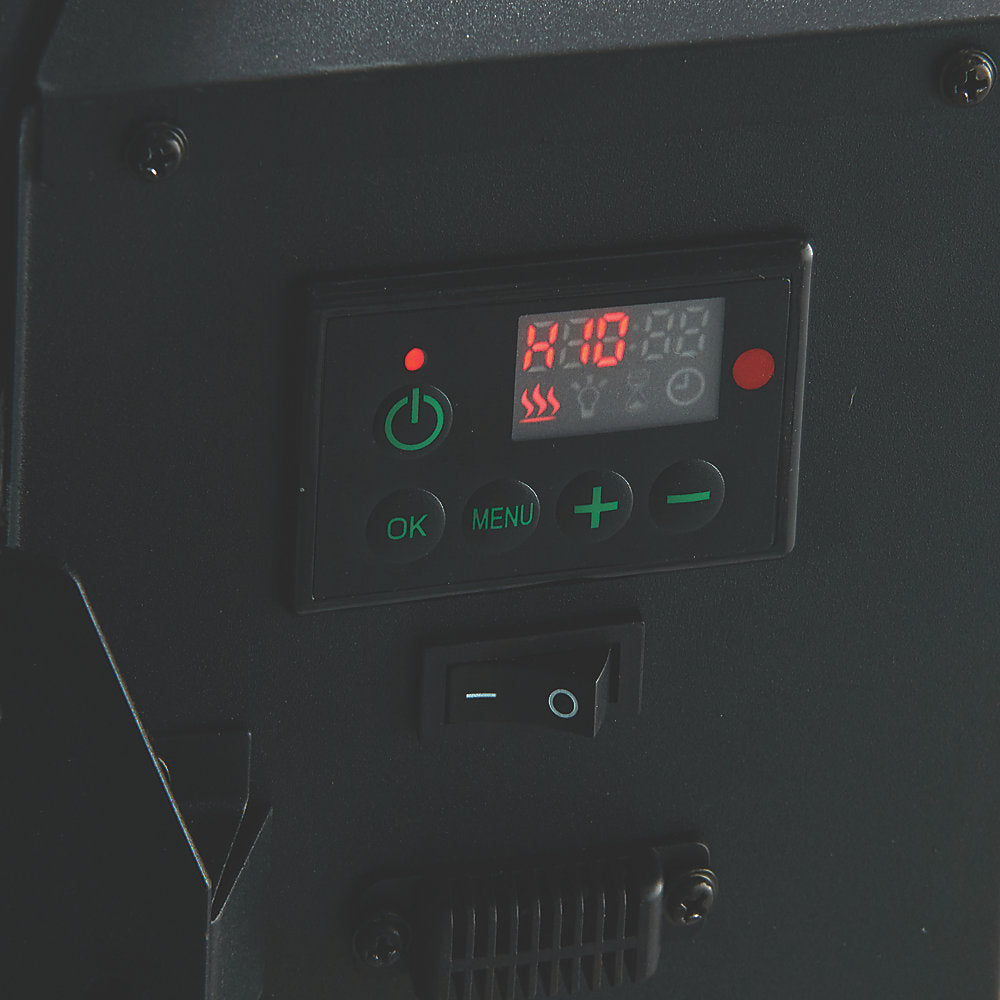 BLYSS DOVHY BLACK REMOTE CONTROL WALL-MOUNTED ELECTRIC FIRE – Pete's ...